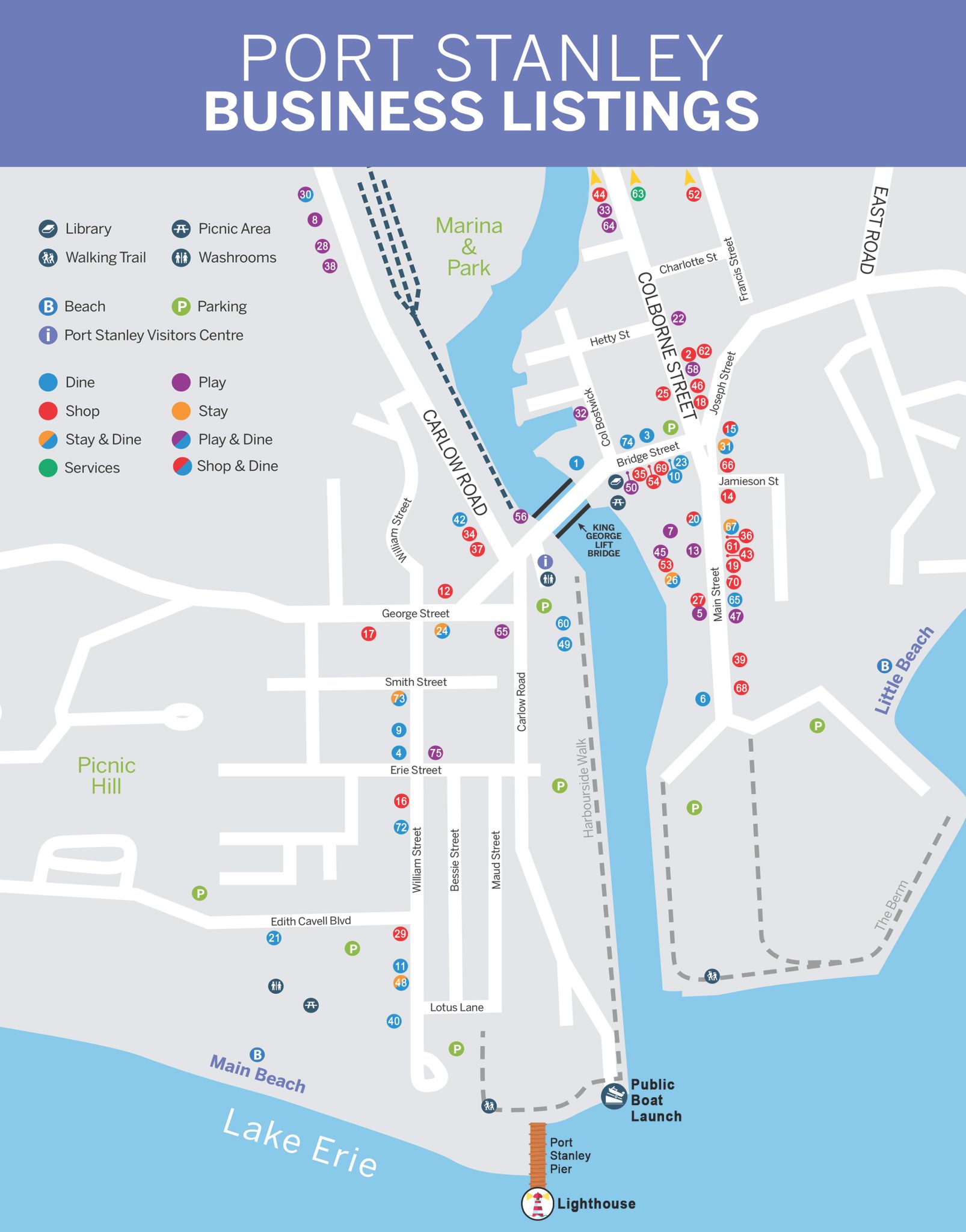 Map & Transportation – Award Winning Food, Live Arts & Entertainment